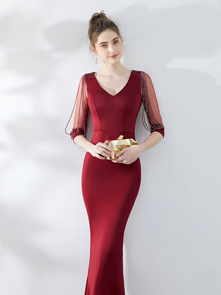 Sexy slim fishtail dress evening dress – MagChic