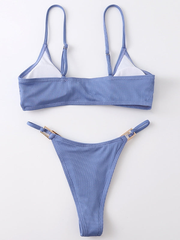 Ring Linked Thong Bikini Swimsuit – MagChic